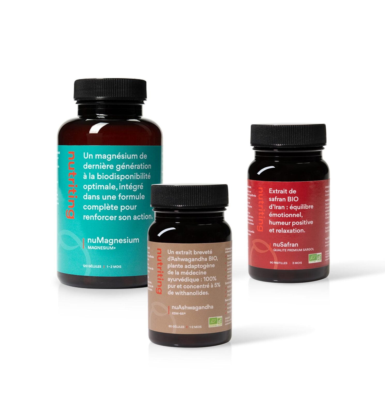 Compléments alimentaires Anti-Stress - notre pack | nutriting