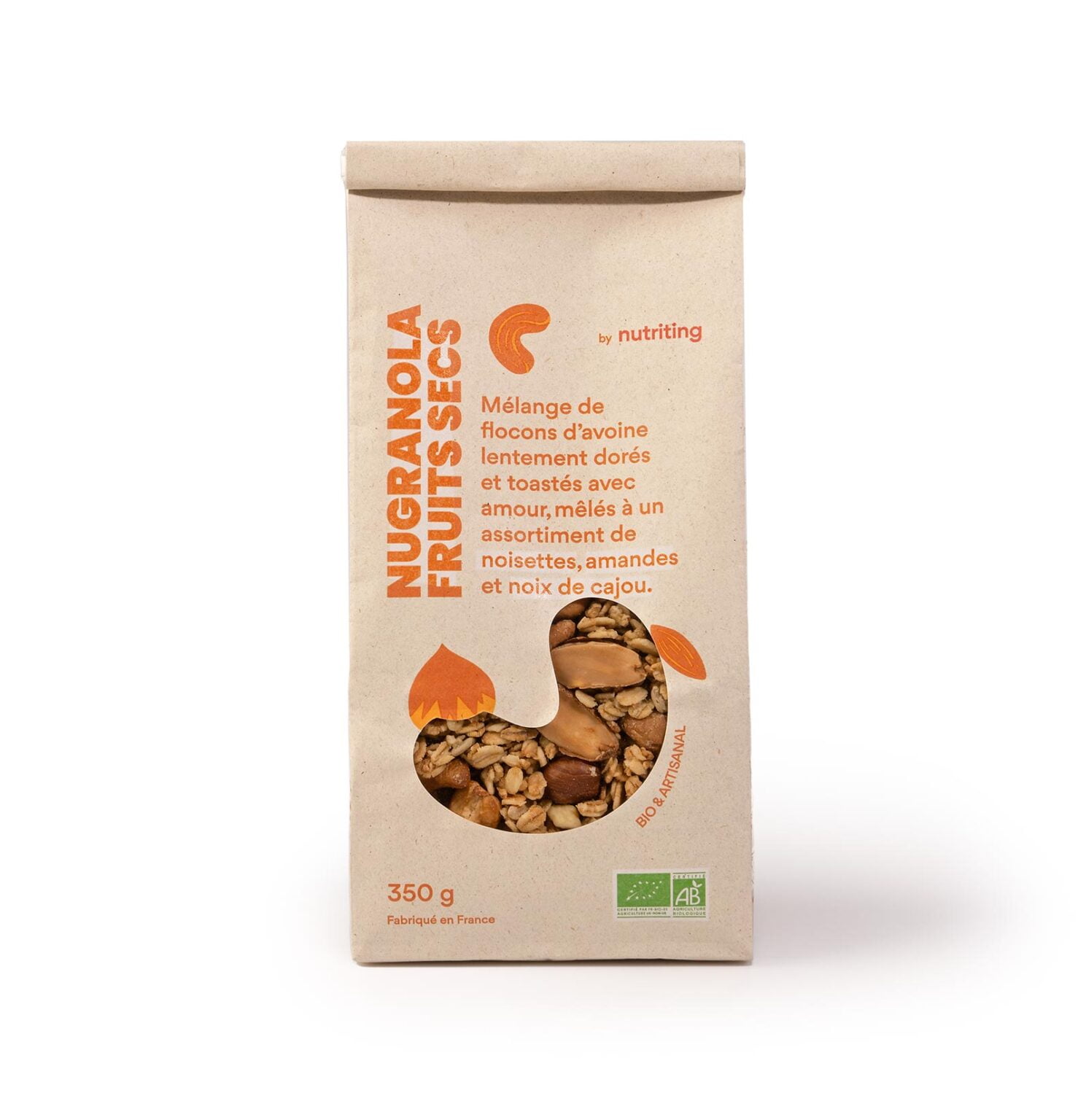 Granola Croquant Amandes 100% nature - nuCrunchy Amandes
